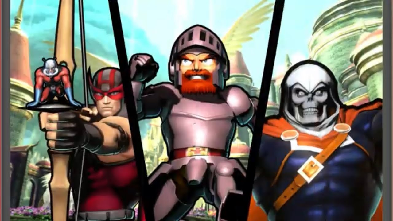 Ultimate Marvel vs Capcom 3: Arthur, Hawkeye, and Taskmaster arcade ...