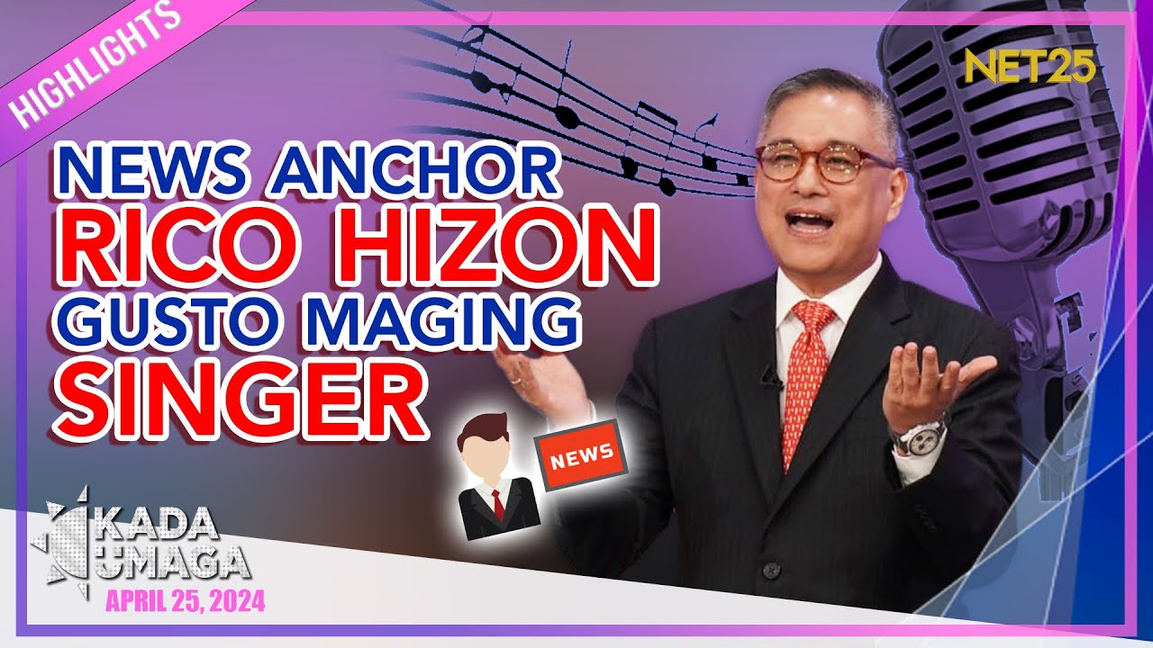 NEWS ANCHOR NA SI RICO HIZON, PINANGARAP MAGING SINGER - YouTube