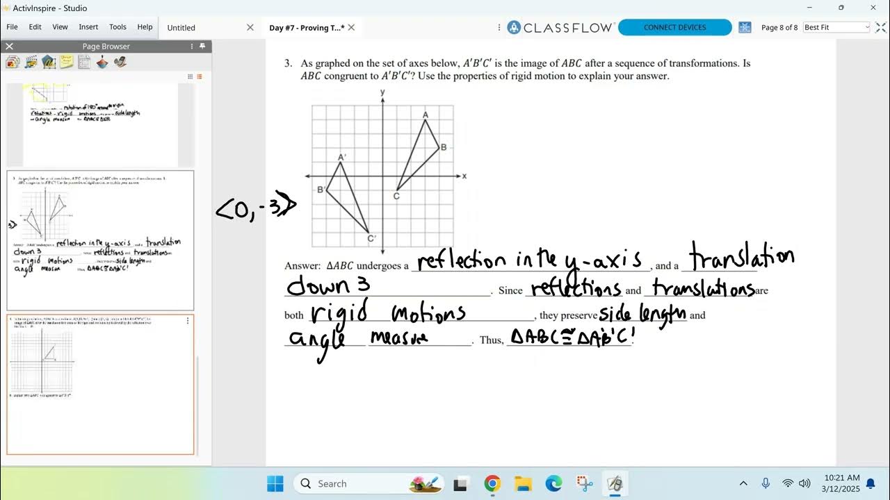 Honors Geometry BC March 12th - Unit 9 Day 8 - Proving Triangles ...