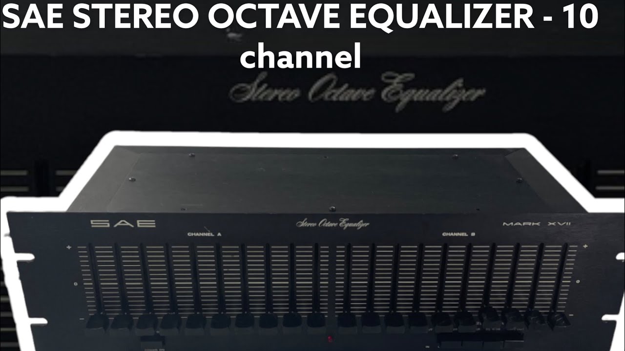 eBay Listing: SAE Stereo Octave Equalizer w/ 10 channel adjustments ...