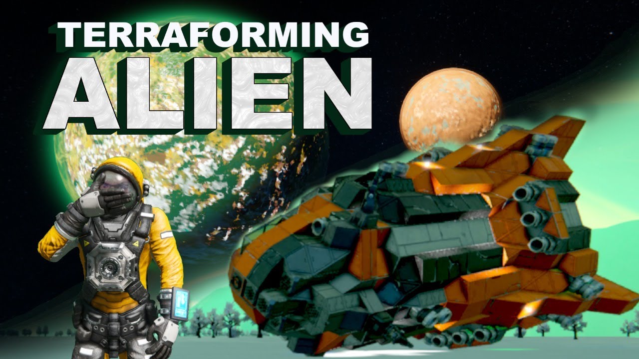 First Day on the Alien Planet: Space Engineers - YouTube