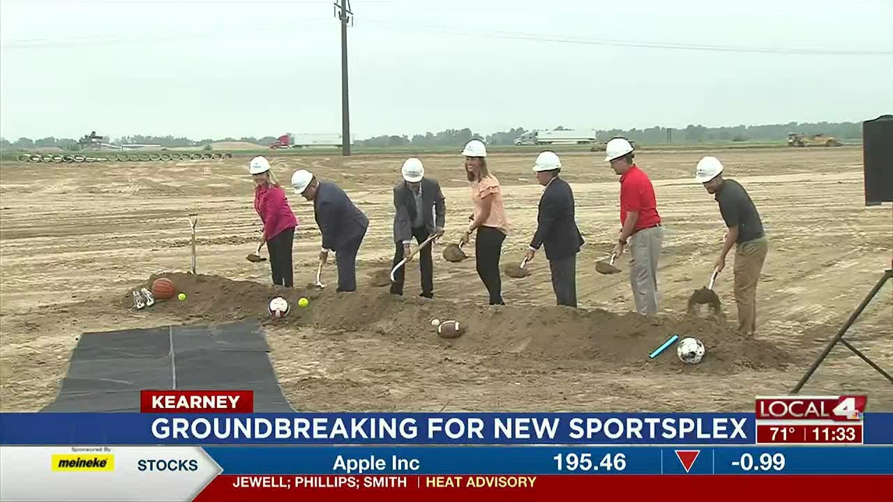 Ground is broken on the new Kearney Sportsplex - YouTube