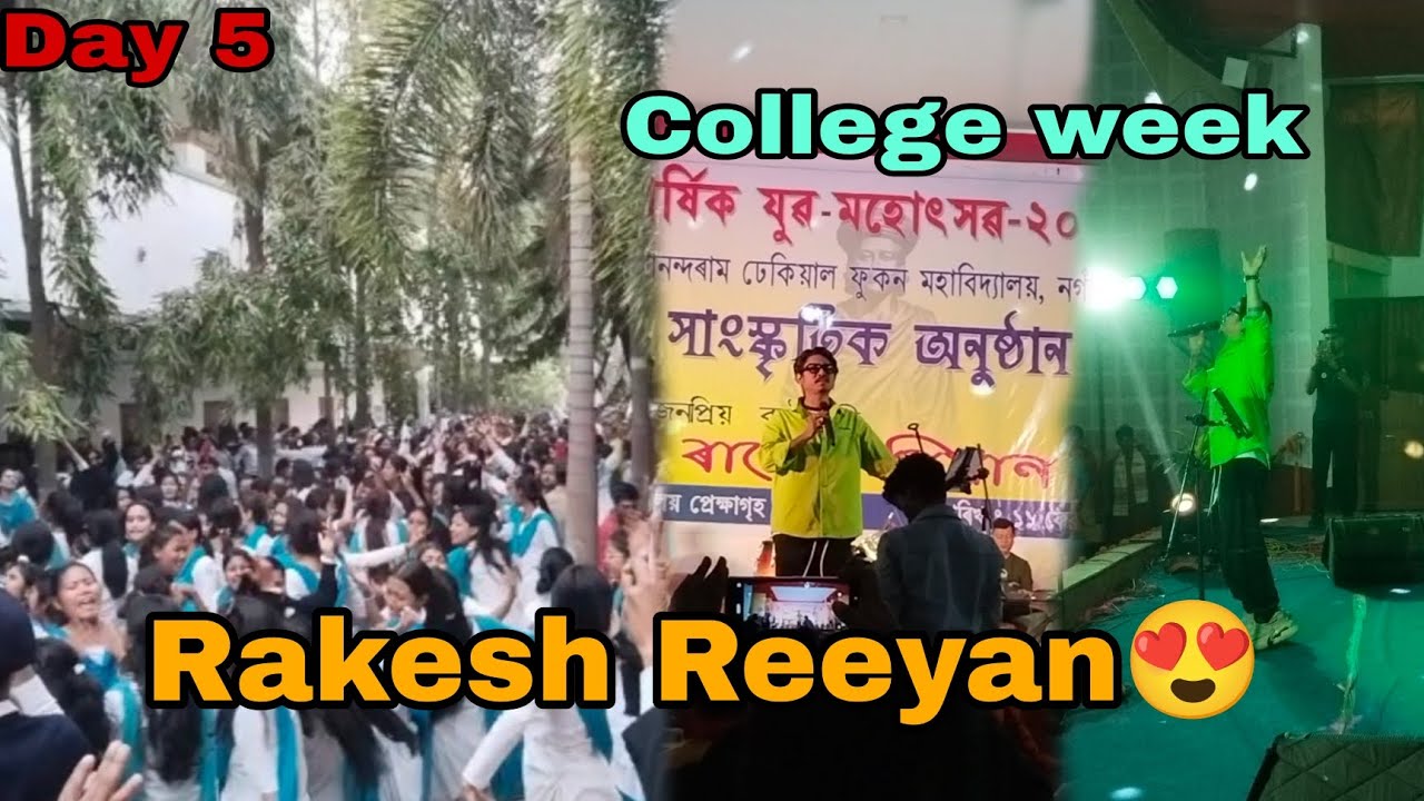 Rakesh Reeyan Live concert - ADP College college week 2024 ...