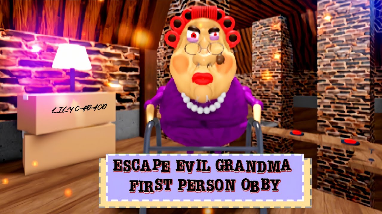 ESCAPE EVIL GRANDMA #robloxgames #robloxedit #roblox - YouTube