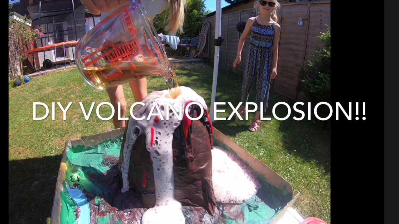 DIY VOLCANO EXPLOSION 💥 - YouTube