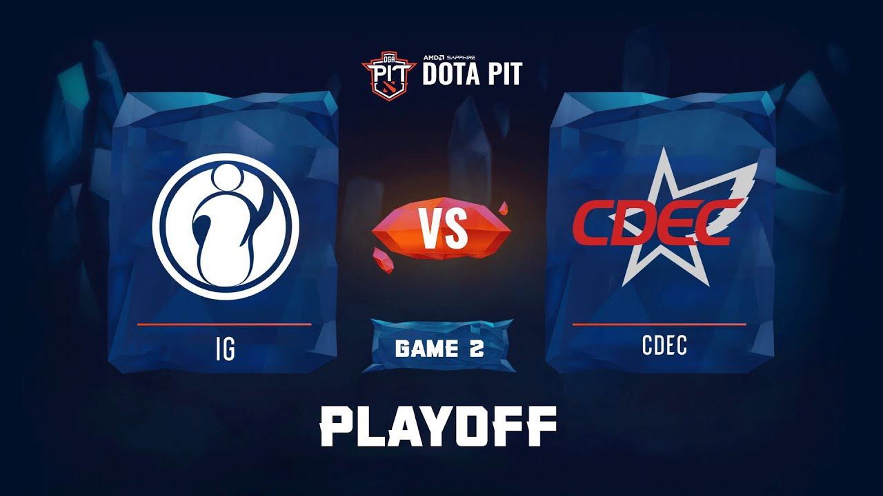 IG vs CDEC | OGA Dota PIT Season 2: China - Playoff | Game 2 - YouTube