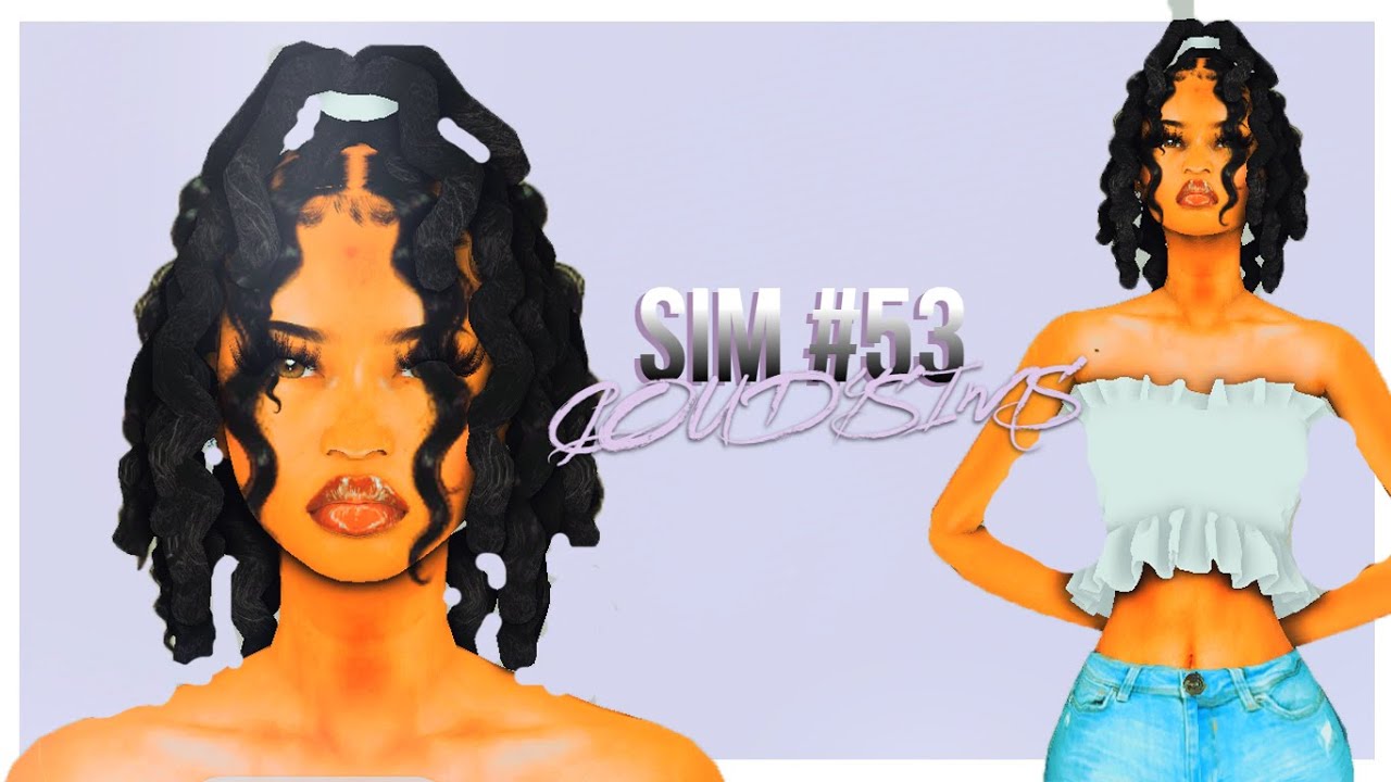 Sims 4 Cas | Sim Download & CC Folder #52 - YouTube