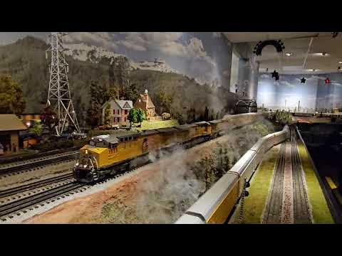 MTH UP Union Pacific AC6000 With Atlas O Multi-Max, Lionel Auto Rack San Diego 3-Railers 07-23 ...