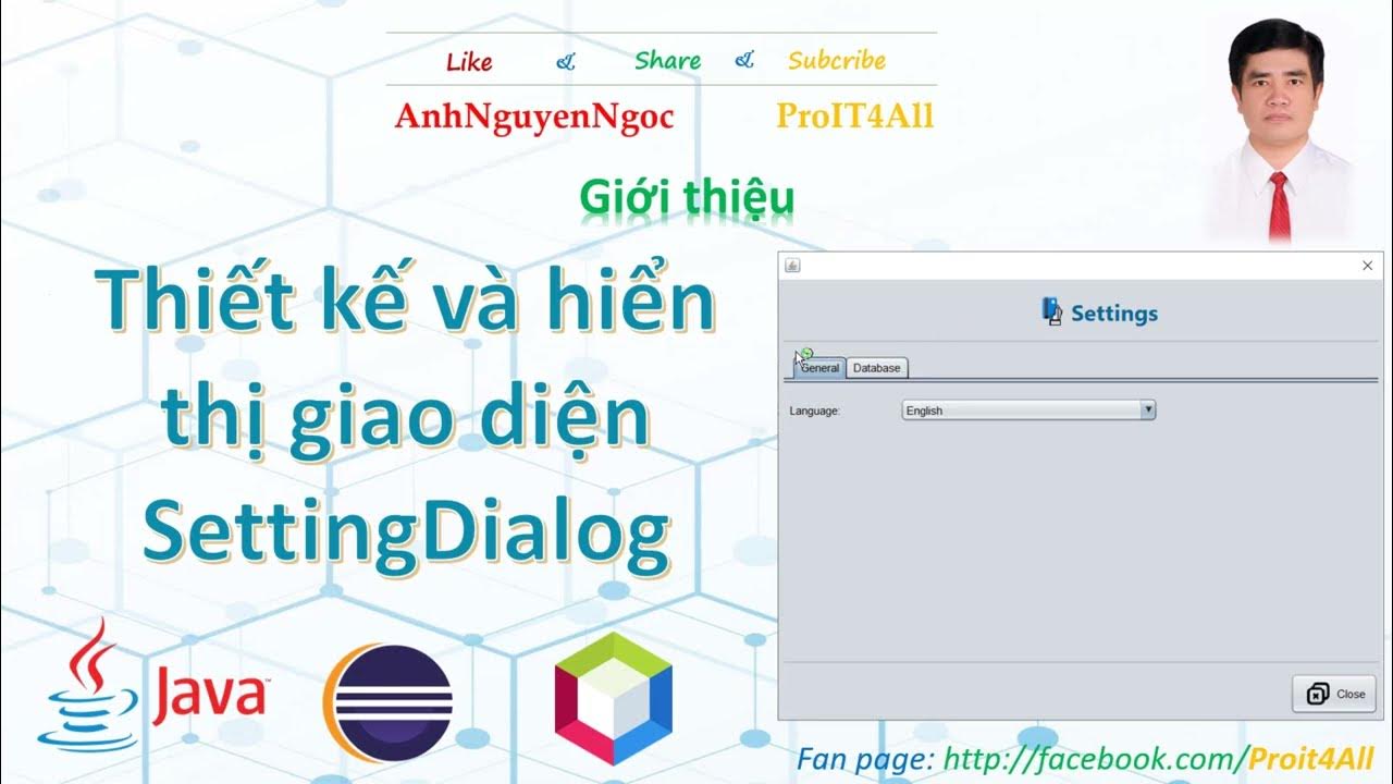 Thiết kế và hiển thị giao diện Setting, Quản lý thu chi bằng Java Swing - YouTube