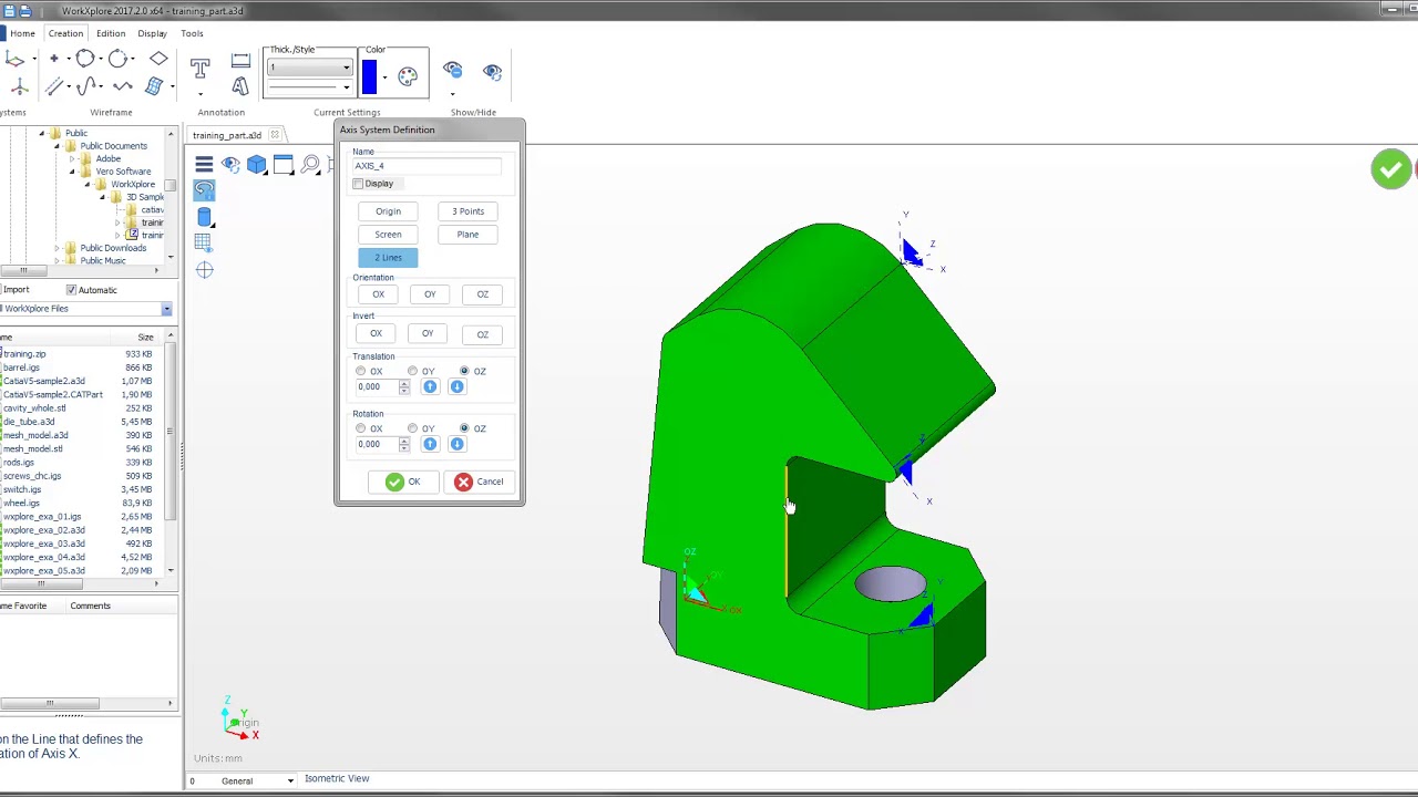 Axis Systems | WORKXPLORE Tutorials - YouTube