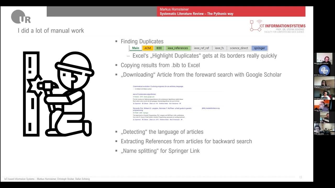 Systematic Literature Review The Pythonic Way Youtube