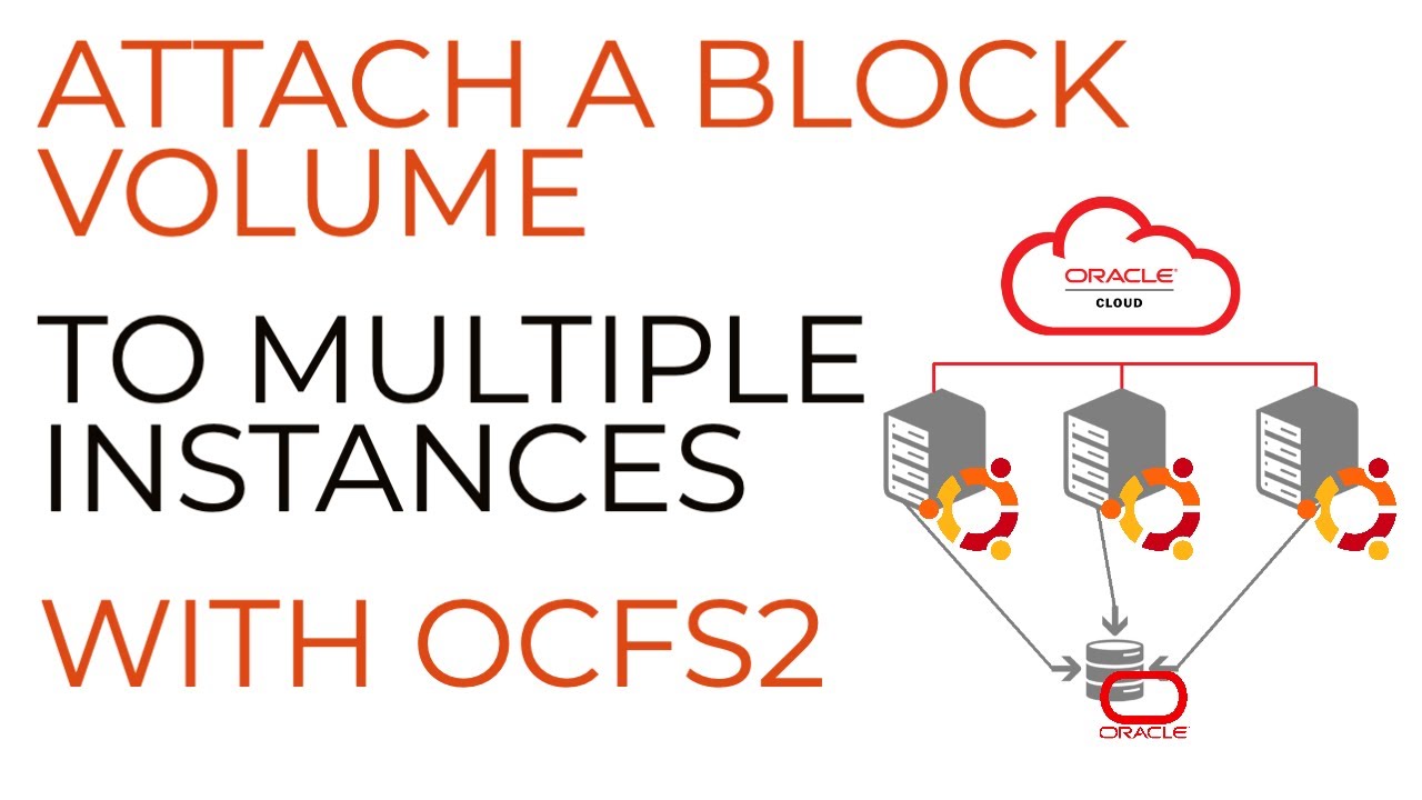 Attach A Block Volume To Multiple Ubuntu Compute Instances On Oracle Cloud With Cluster Aware