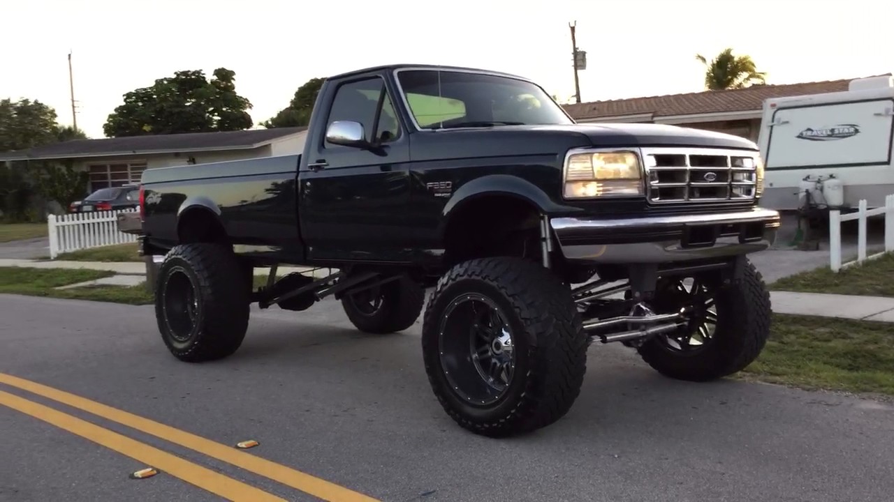 1997 F350 Regular Cab I just finished - YouTube