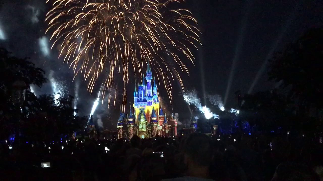 Disney world fireworks - YouTube