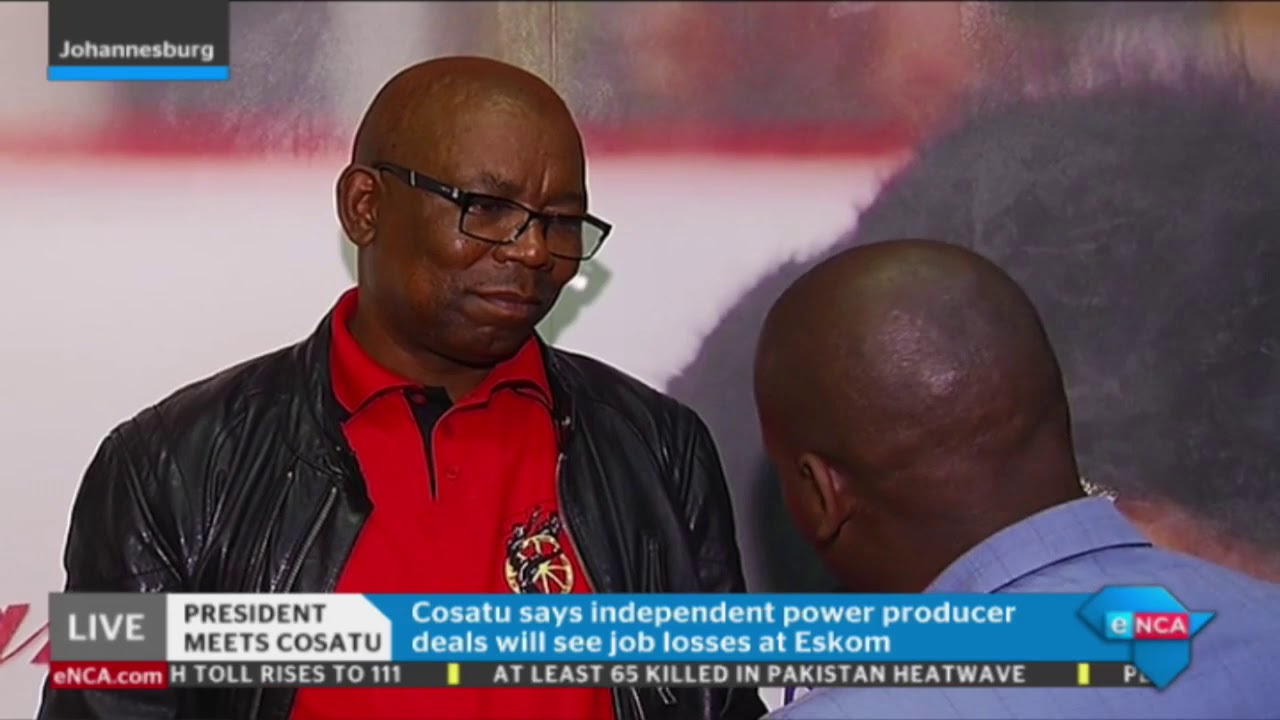 Cosatu General Secretary on meeting with Ramaphosa - YouTube