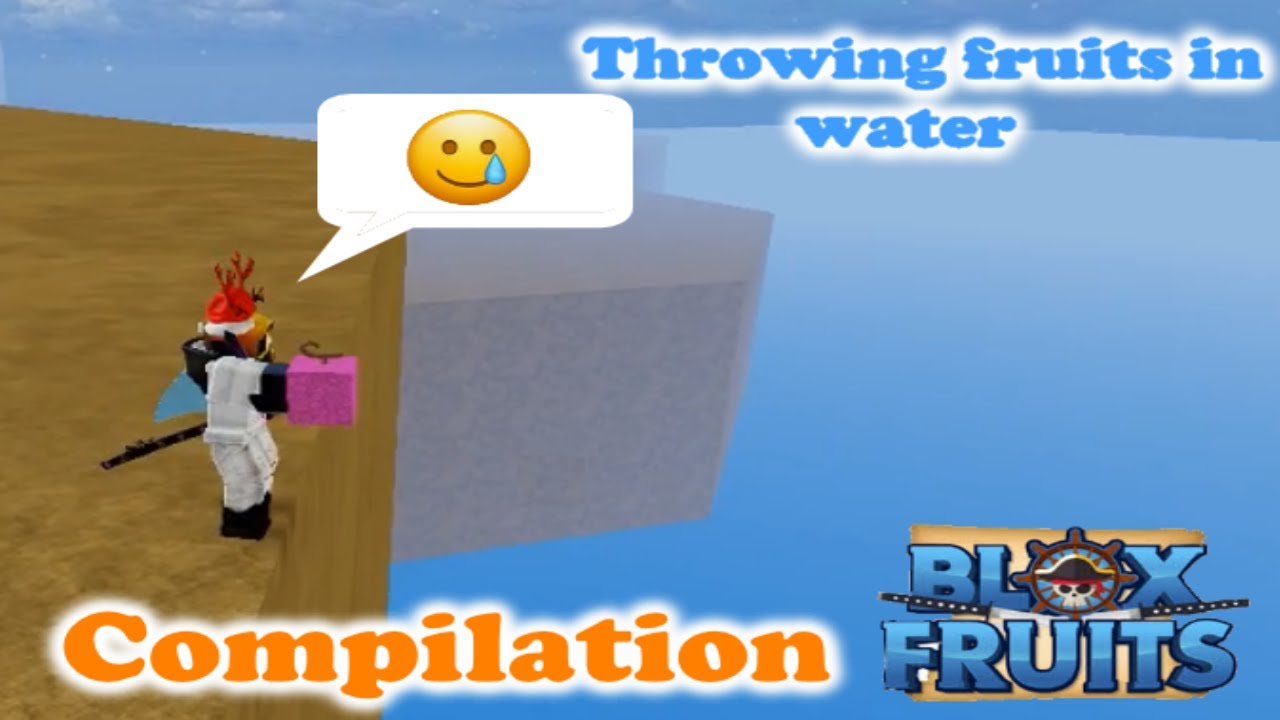 Blox fruits | Throwing fruits in water compilation | Update 13 - YouTube