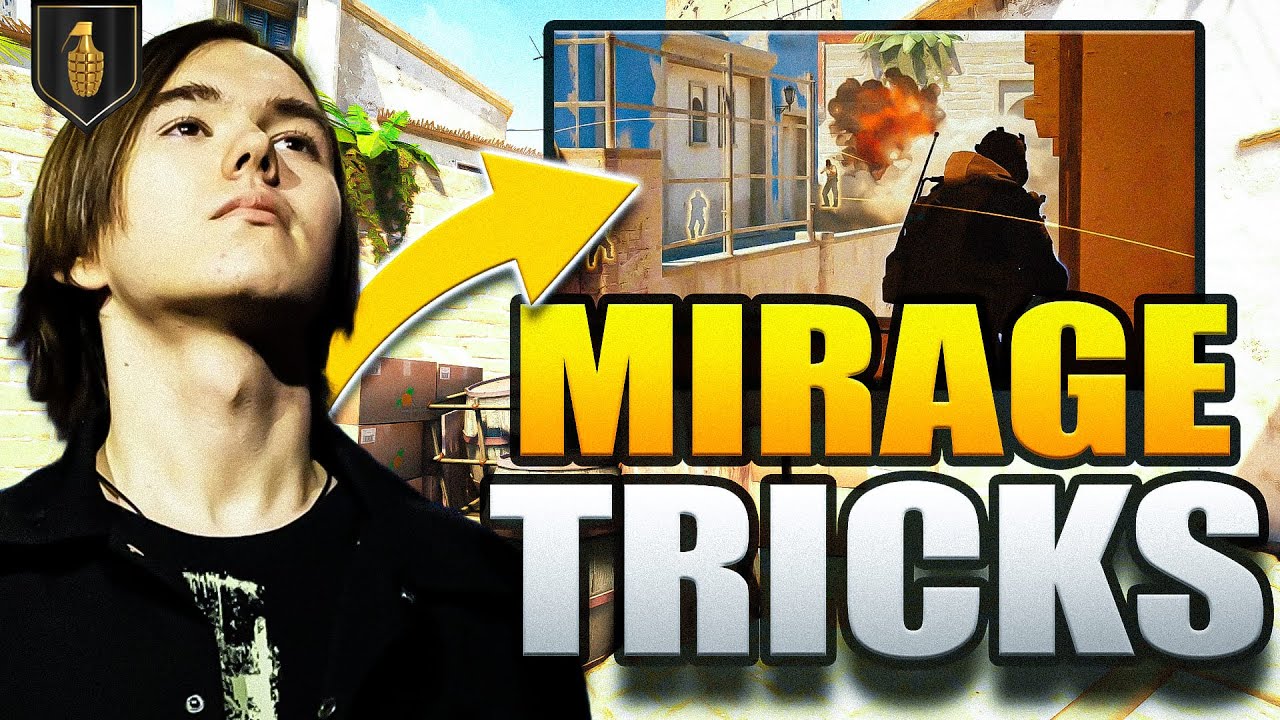 MIRAGE CS2 TRICKS that PRO Players Use - YouTube