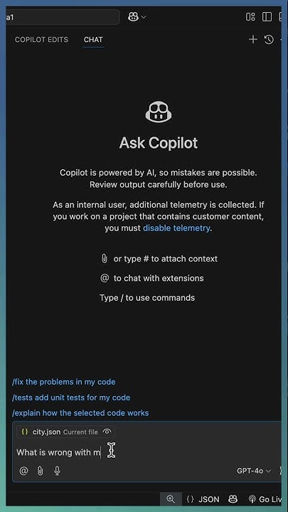Debugging Invalid JSON with GitHub Copilot – Fix Errors Instantly! #githubcopilot - YouTube