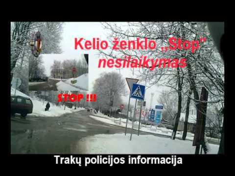 Trakų policija. KET pažeidimai