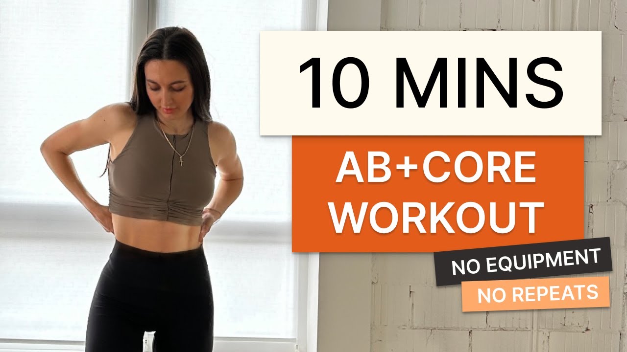 10 min. -5 CM IN 7 DAYS! Total Ab+Core Workout for Women / BURN BELLY ...