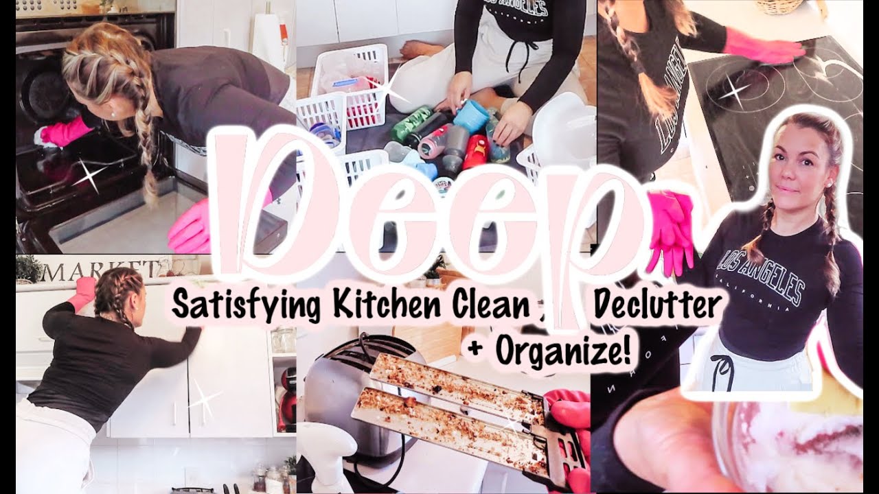 NEW* KITCHEN DEEP CLEAN, DECLUTTER AND ORGANIZE 2022 | EXTREME CLEANING ...