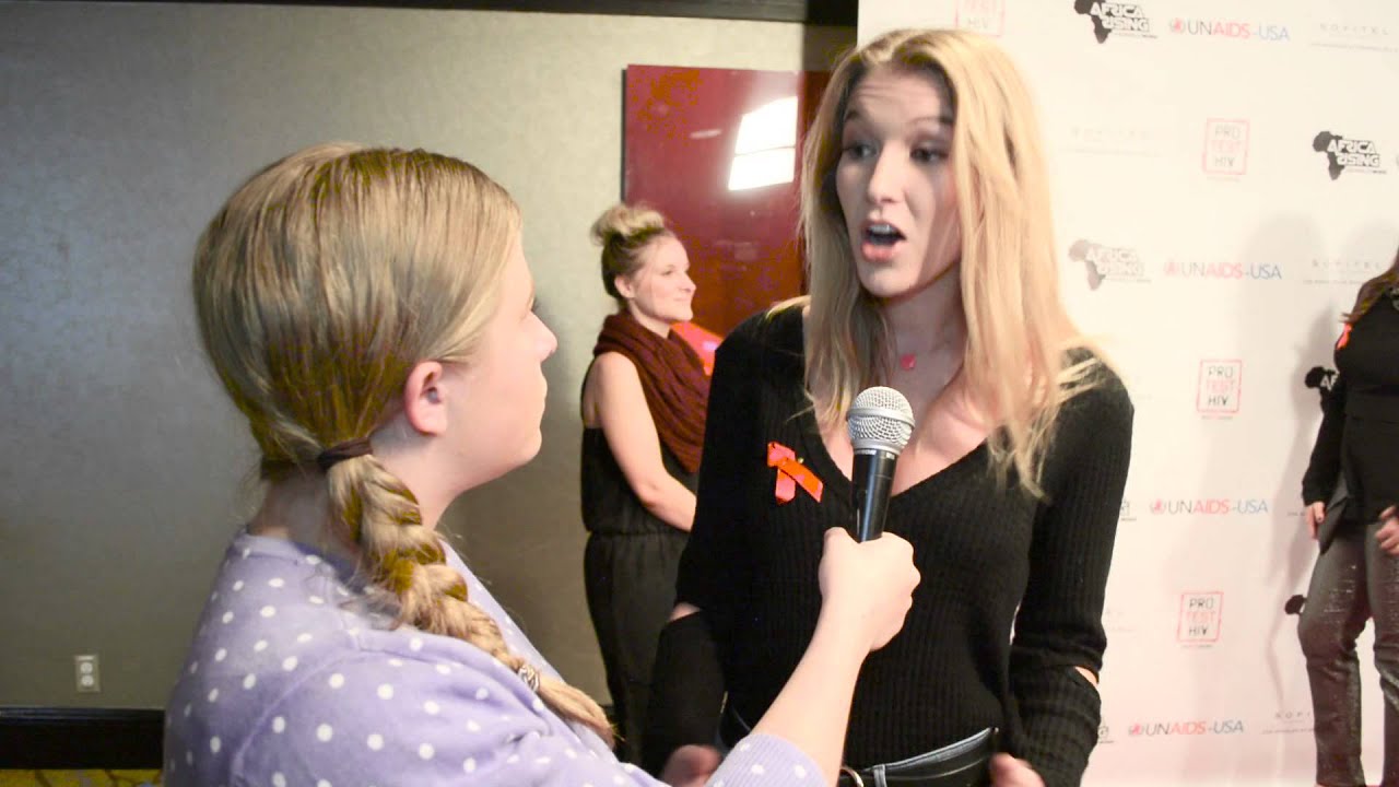 House of Anubis Nathalia Ramos Interview at Zendaya's WORLD AIDS DAY ...