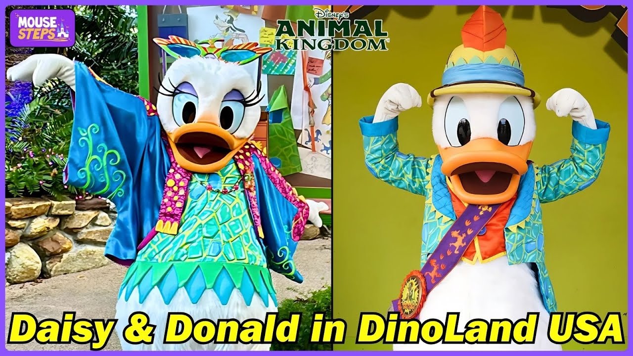 Donald & Daisy Duck Meet and Greet In DinoLand USA - Disney’s Animal ...