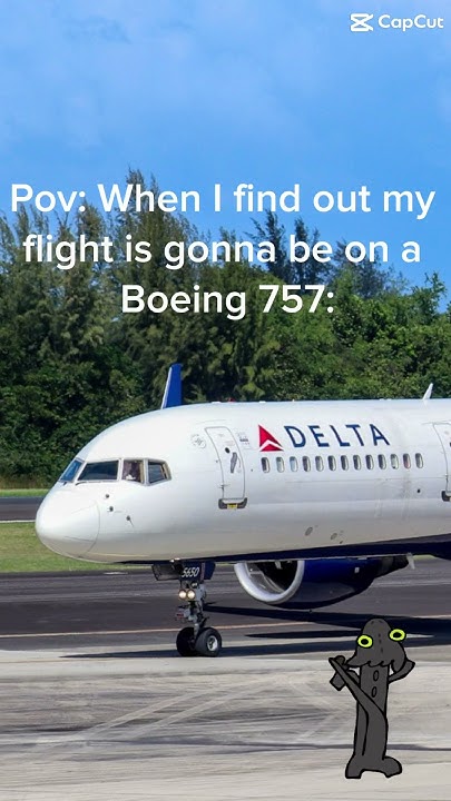 Pov: When I find out flight is gonna be on a Boeing 757: #memes - YouTube