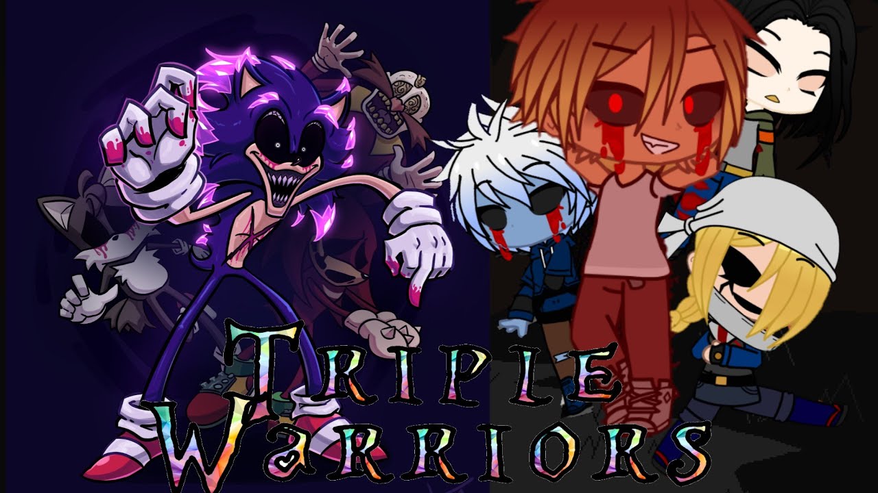 Fnf| Triple Warriors| Cover triple trouble - YouTube