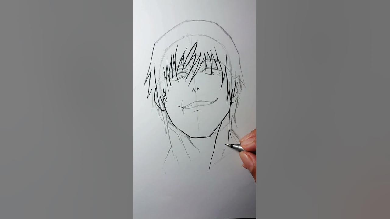 How to draw Toji | Jujutsu Kaisen with pencil - YouTube