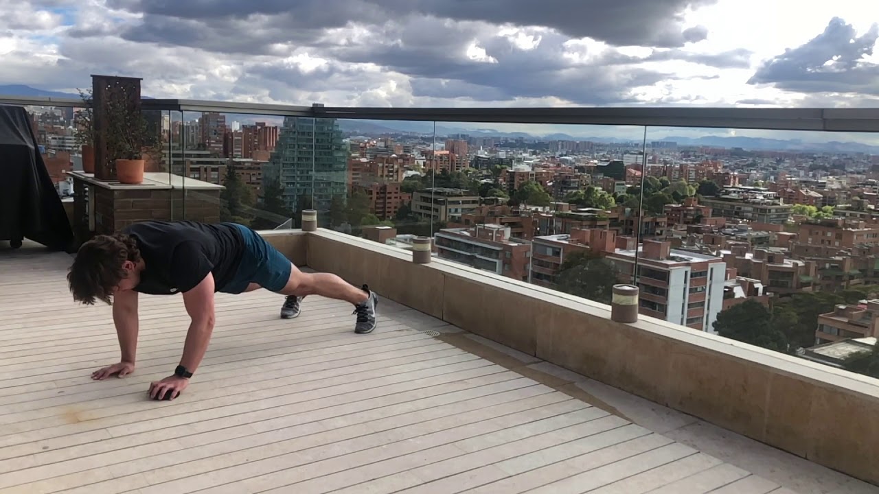 Front Slider Push Ups - YouTube