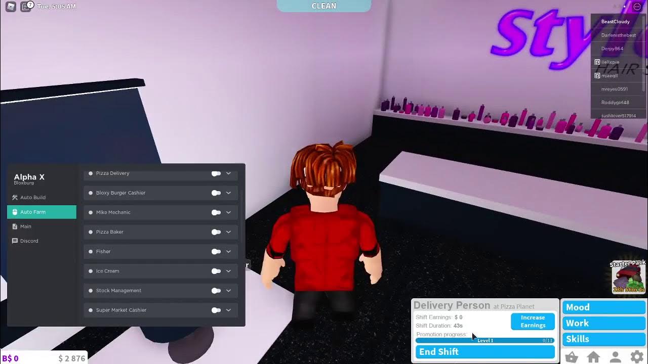 Bloxburg Script GUI | Autofarm, Autobuild | Roblox - YouTube