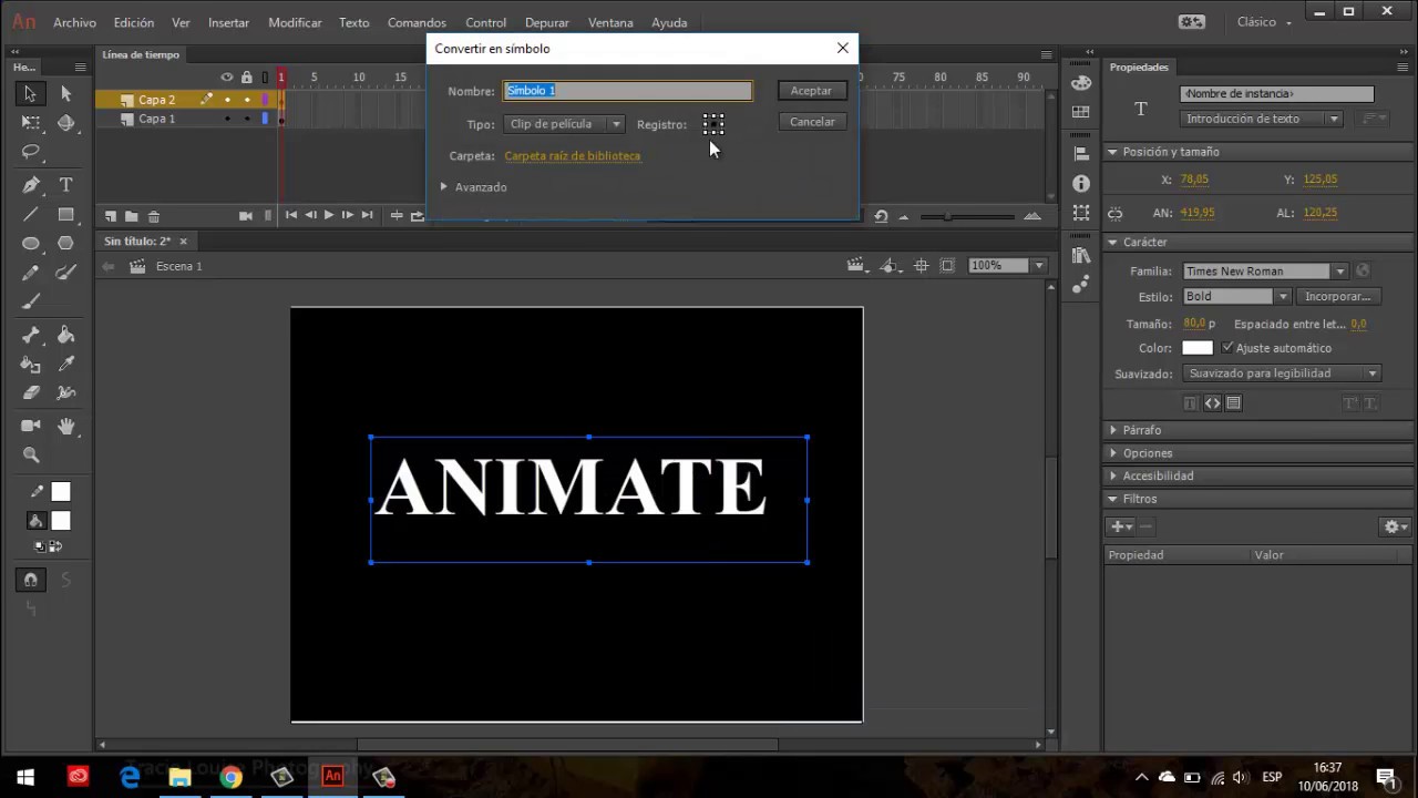 Animacion Brillo en Adobe animate - YouTube