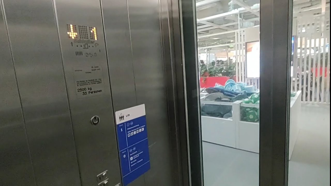 2013 Schindler 5400 elevator @IKEA, SCS, Vösendorf, Austria - YouTube