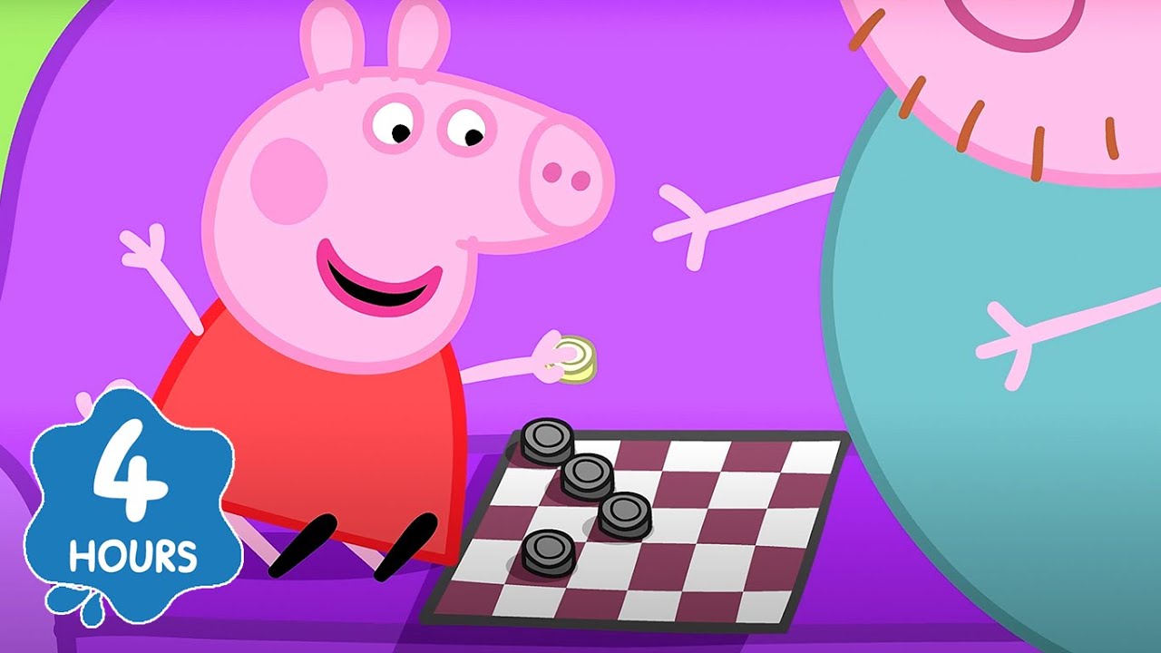 Peppa Pig Plays Draughts! | Cartoons for Kids | Full Episode | Peppa ...