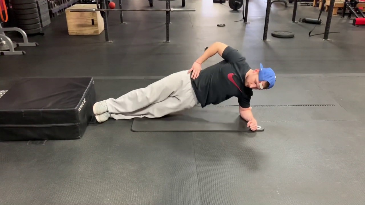 How To- SIDE LYING HIP RAISES - YouTube