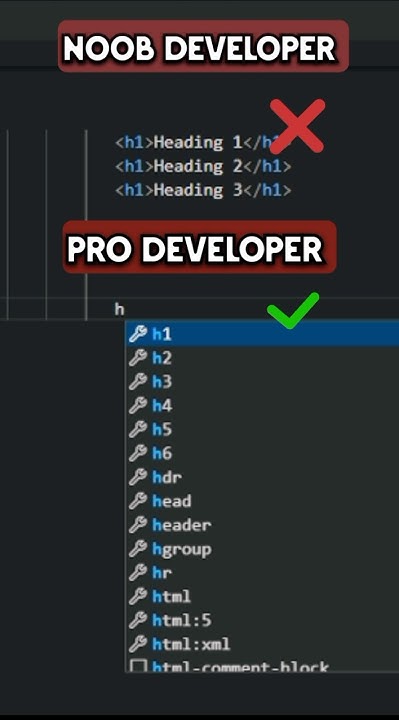 Noob vs Pro Developer🫢 #programming #html #css #html #javascript - YouTube
