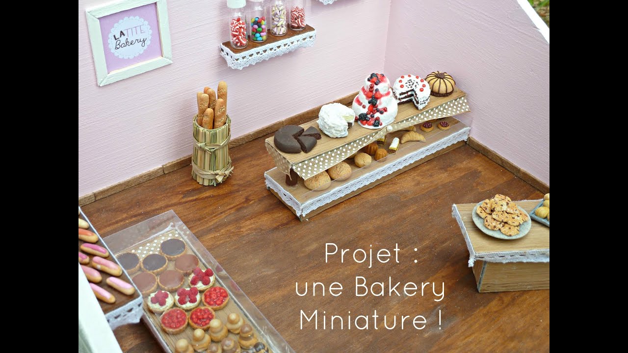 Projet - une Bakery miniature ! - YouTube
