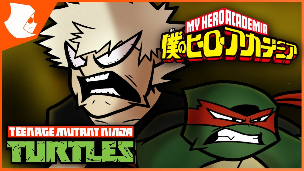 Drawing RAPHAEL From TMNT And BAKUGO From MY HERO ACADEMIA | Speedpaint ...