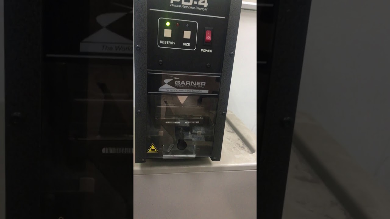 How to Physically Destroy Data in Hard Disk Drive - YouTube