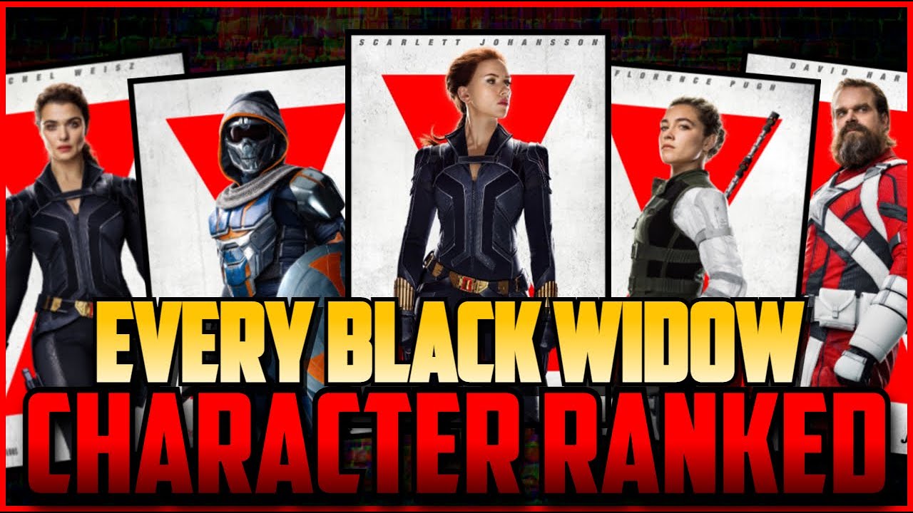 All 7 Main Black Widow Characters Ranked! - YouTube