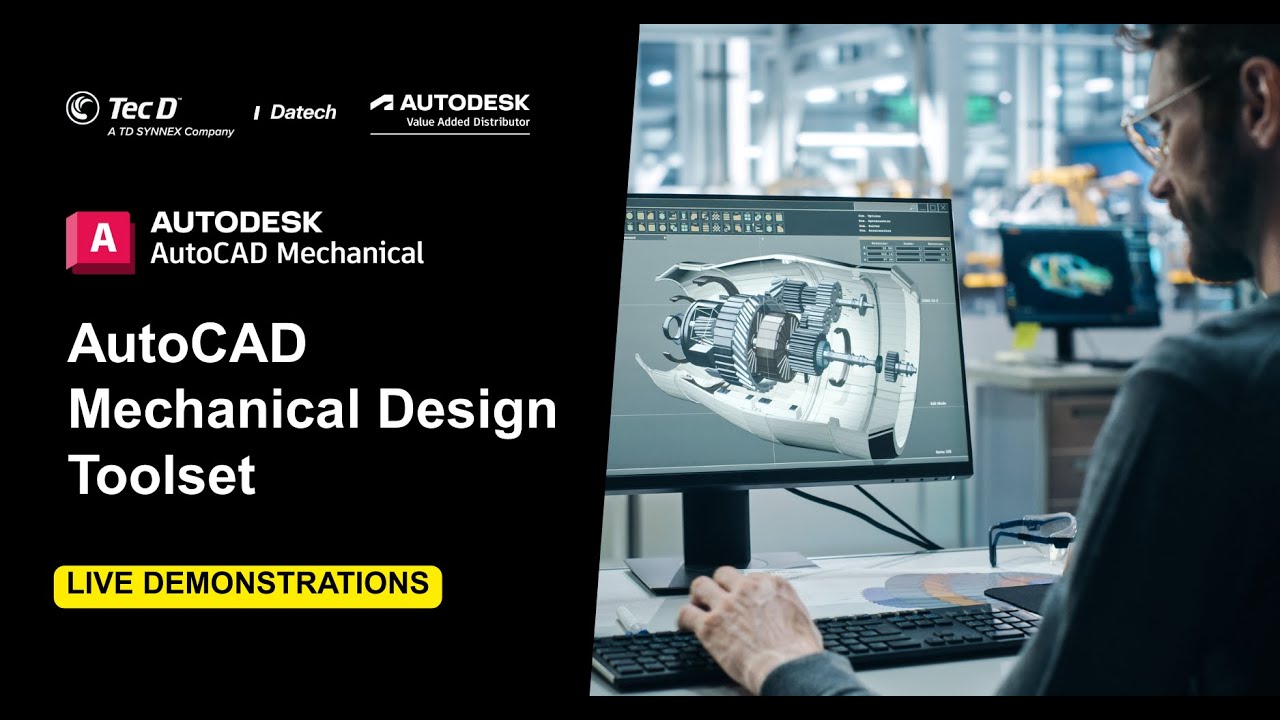 Live Demonstrations AutoCAD Mechanical Design Toolset - YouTube