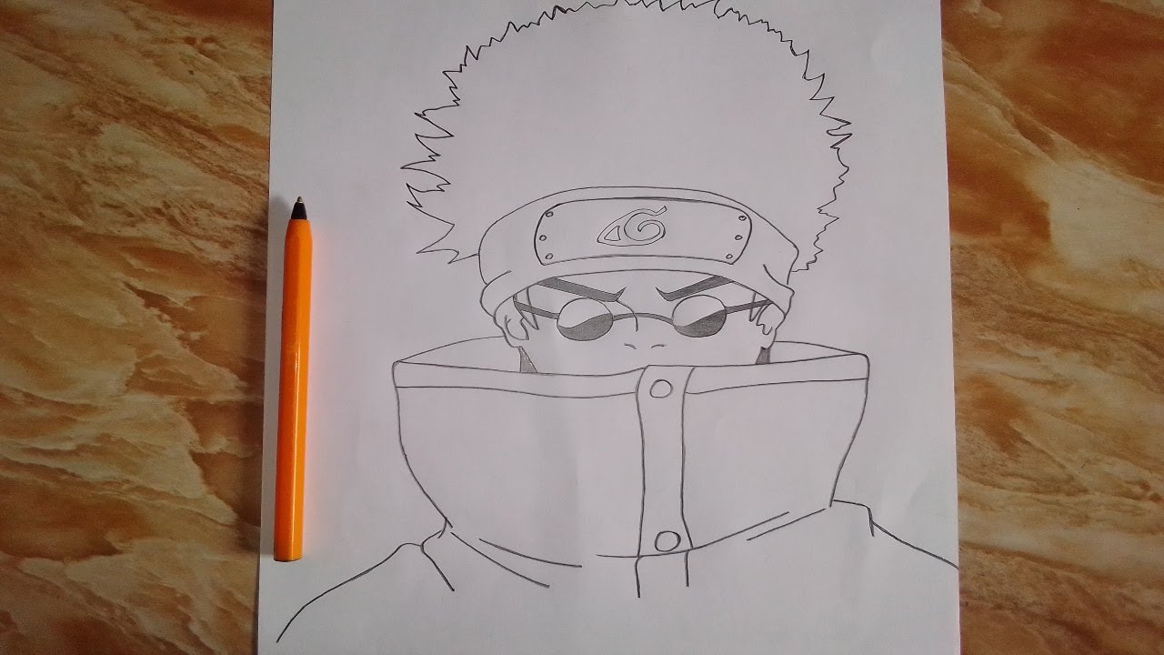 Shino | Naruto Shippuden | EASY DRAWING!!! - YouTube