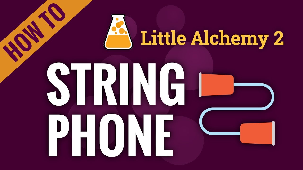 how to make string phone in little alchemy 2 - YouTube