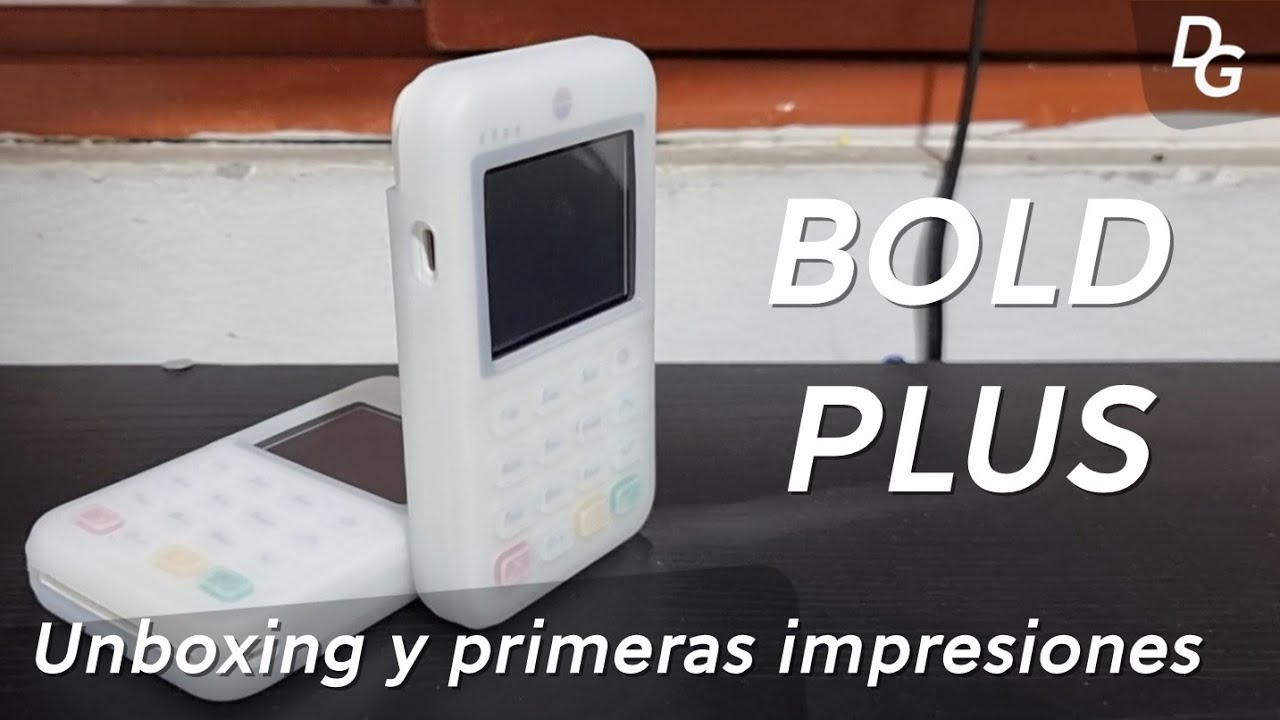 Unboxing, primeras impresiones y como configurar el datáfono portatil BOLD PLUS - YouTube