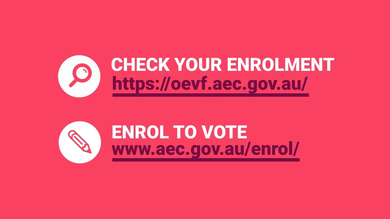 Enrol to vote this election - YouTube