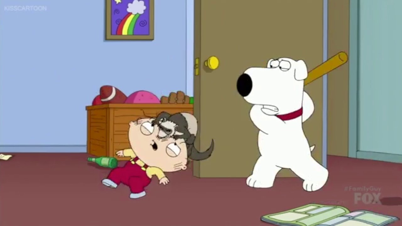 Family Guy - Stewie Gets Attacked by a Ferret! - YouTube