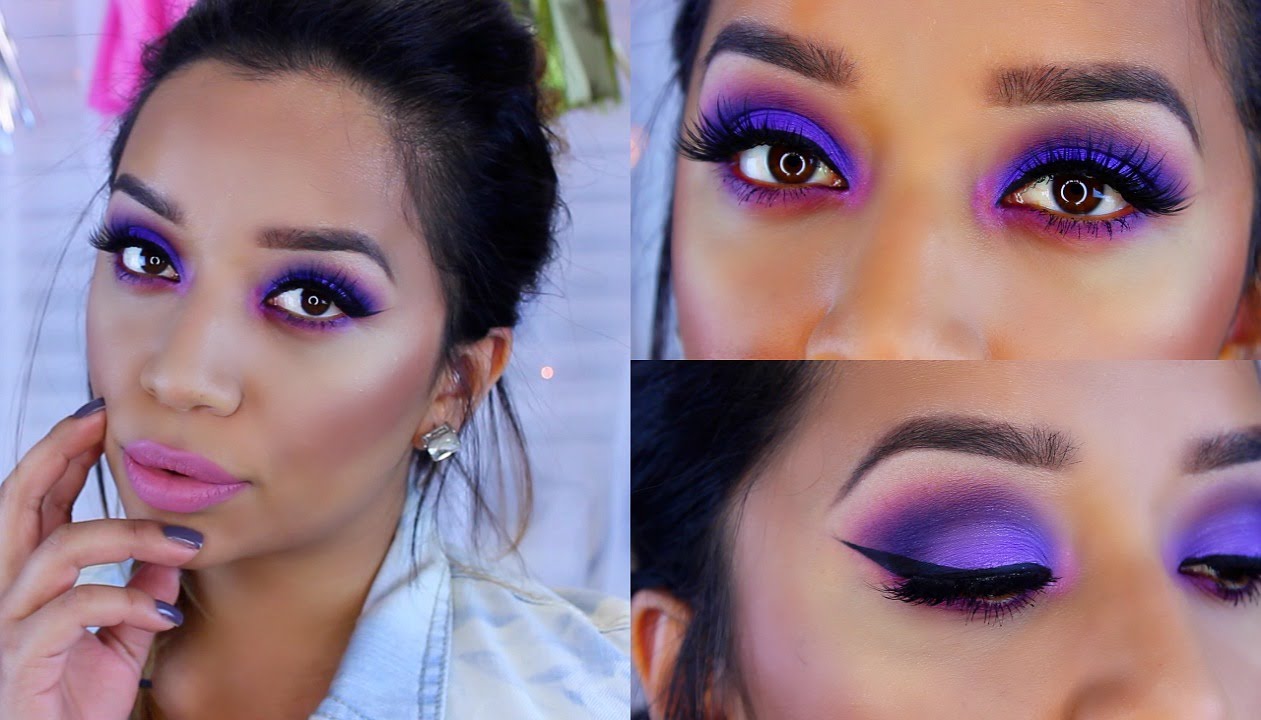 Makeup Looks With Purple Eyeliner Mugeek Vidalondon