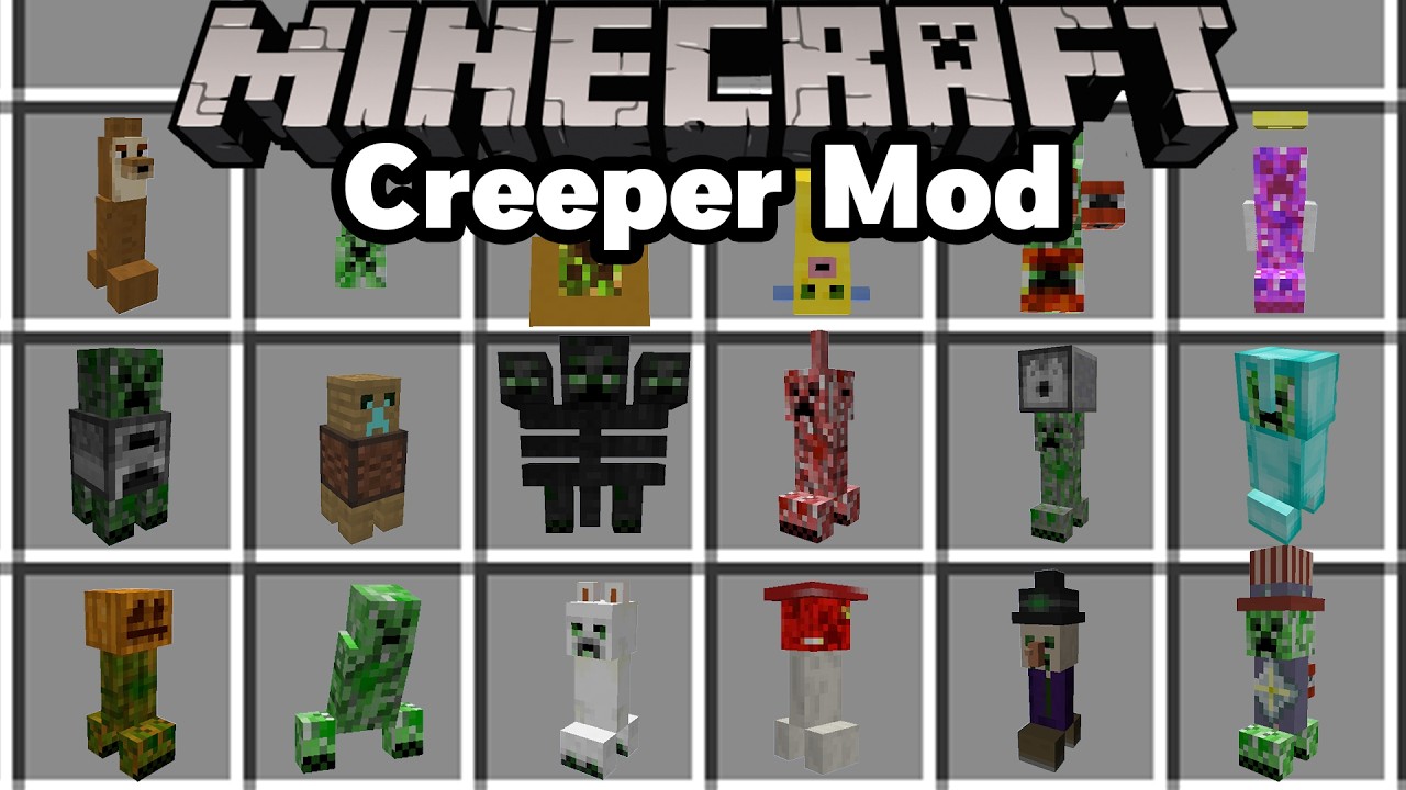Exploding the Most Unique Creepers in Minecraft! - YouTube