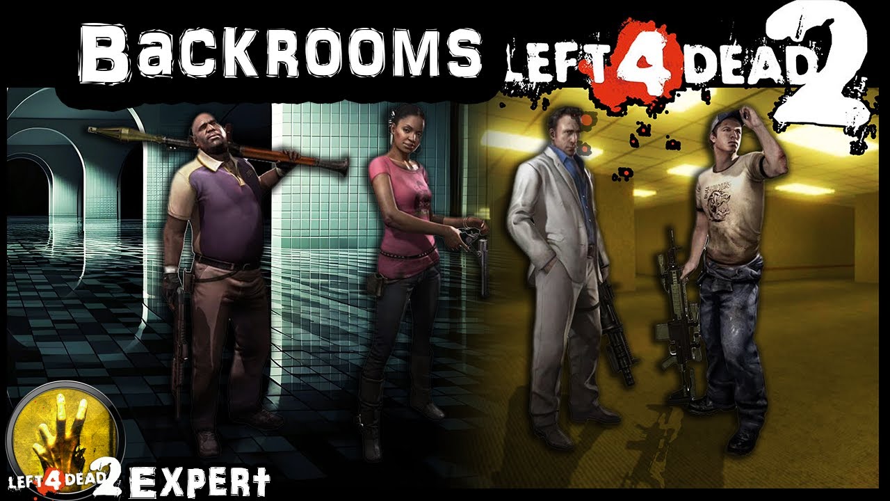 "Cleaning" The Backrooms in Anemoia -Left 4 Dead 2-(Expert) - YouTube